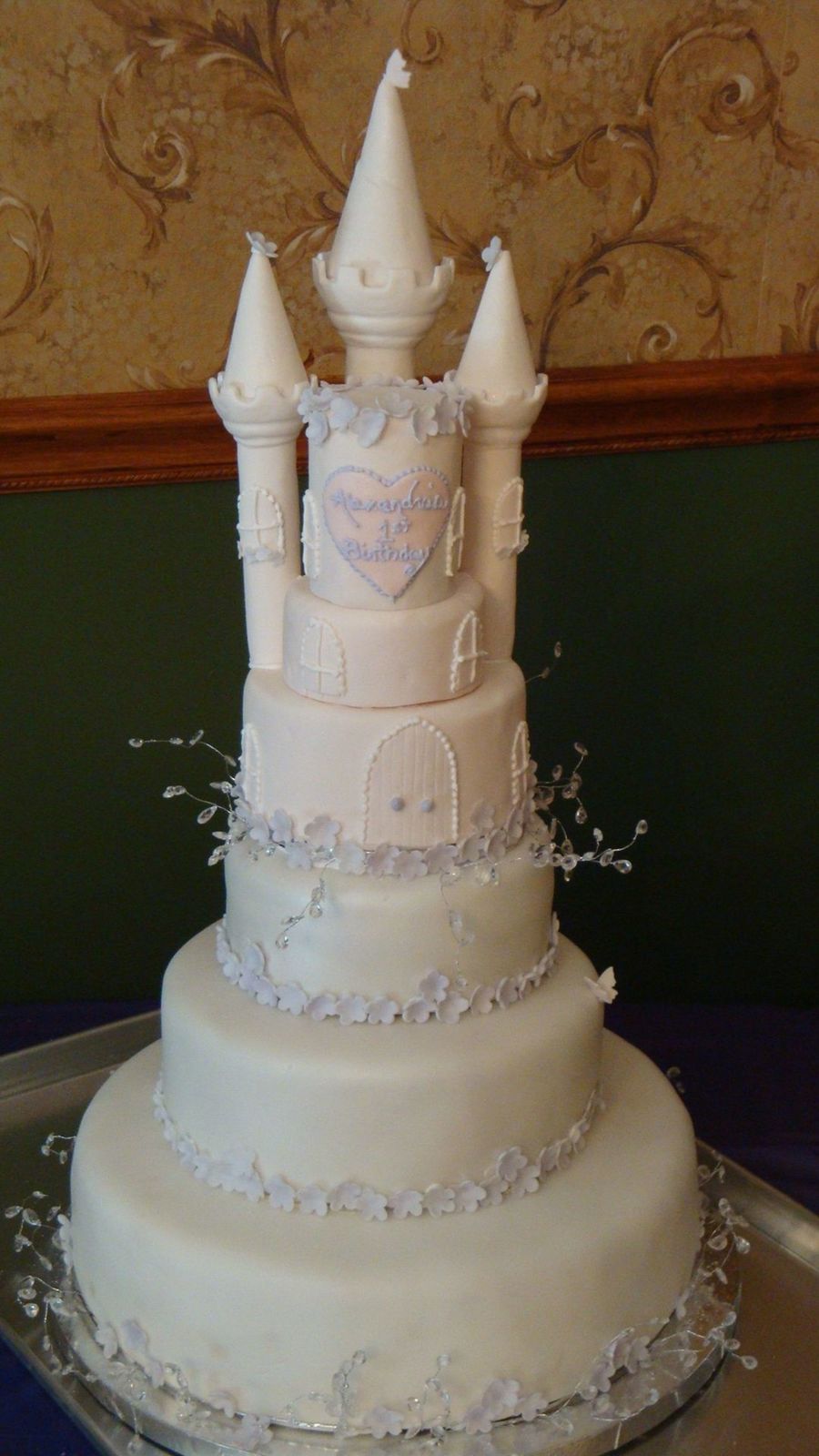 1St Birthday Castle Cake - CakeCentral.com