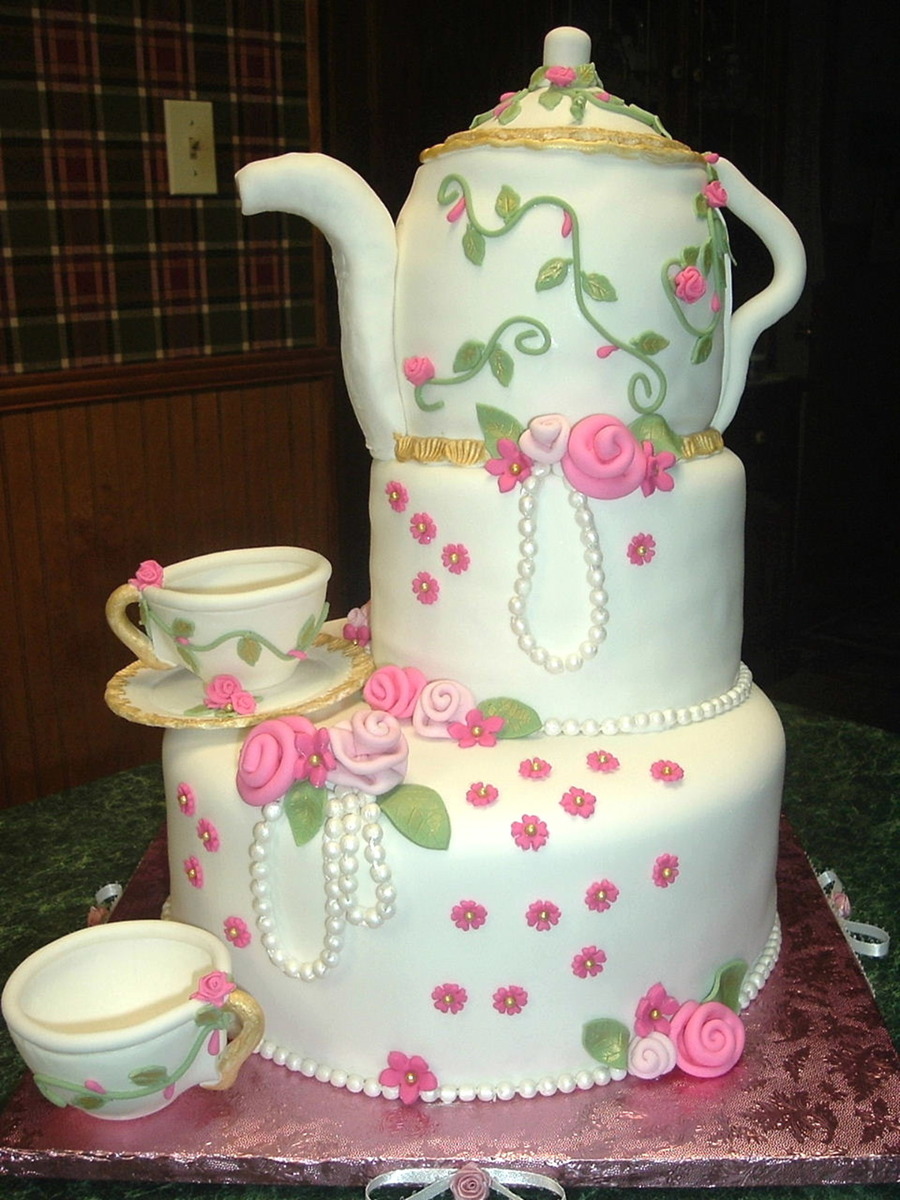 Teapot Cake - CakeCentral.com