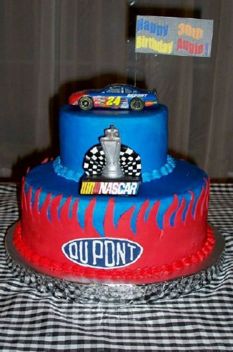 Jeff Gordon 30Th Birthday Cake - CakeCentral.com