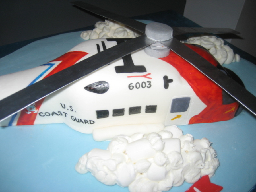 Coast Guard Jayhawk Helicopter - CakeCentral.com