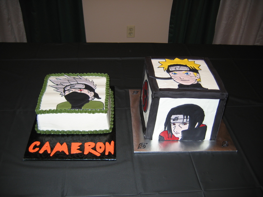 Kakashi Cake - CakeCentral.com