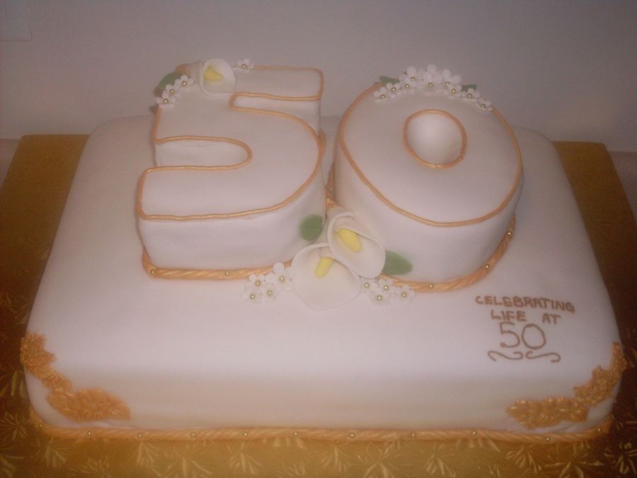 Golden 50Th - CakeCentral.com