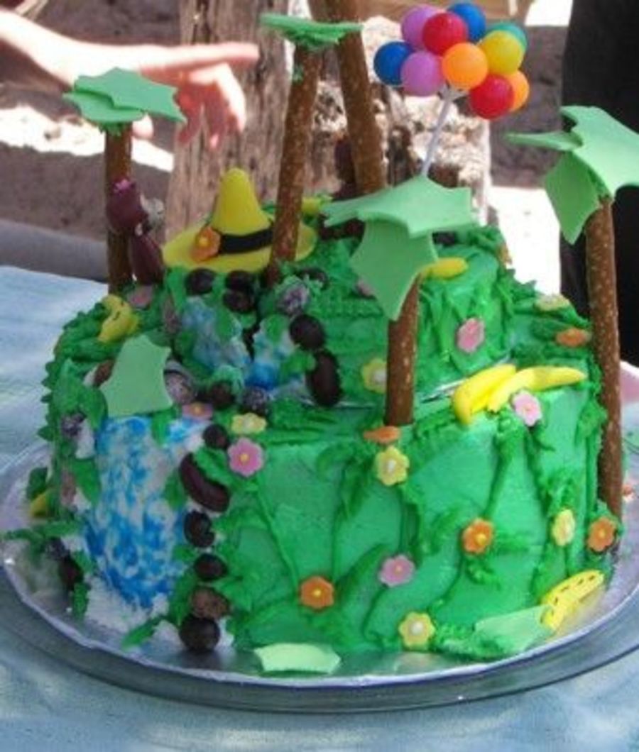 Curious George Back View - CakeCentral.com