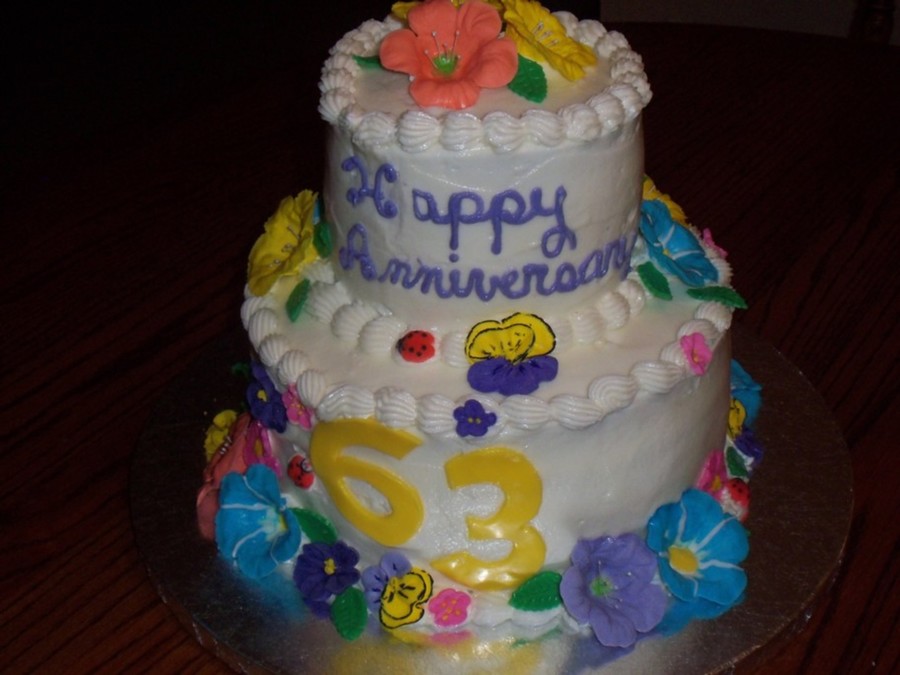 63Rd Anniversary - CakeCentral.com