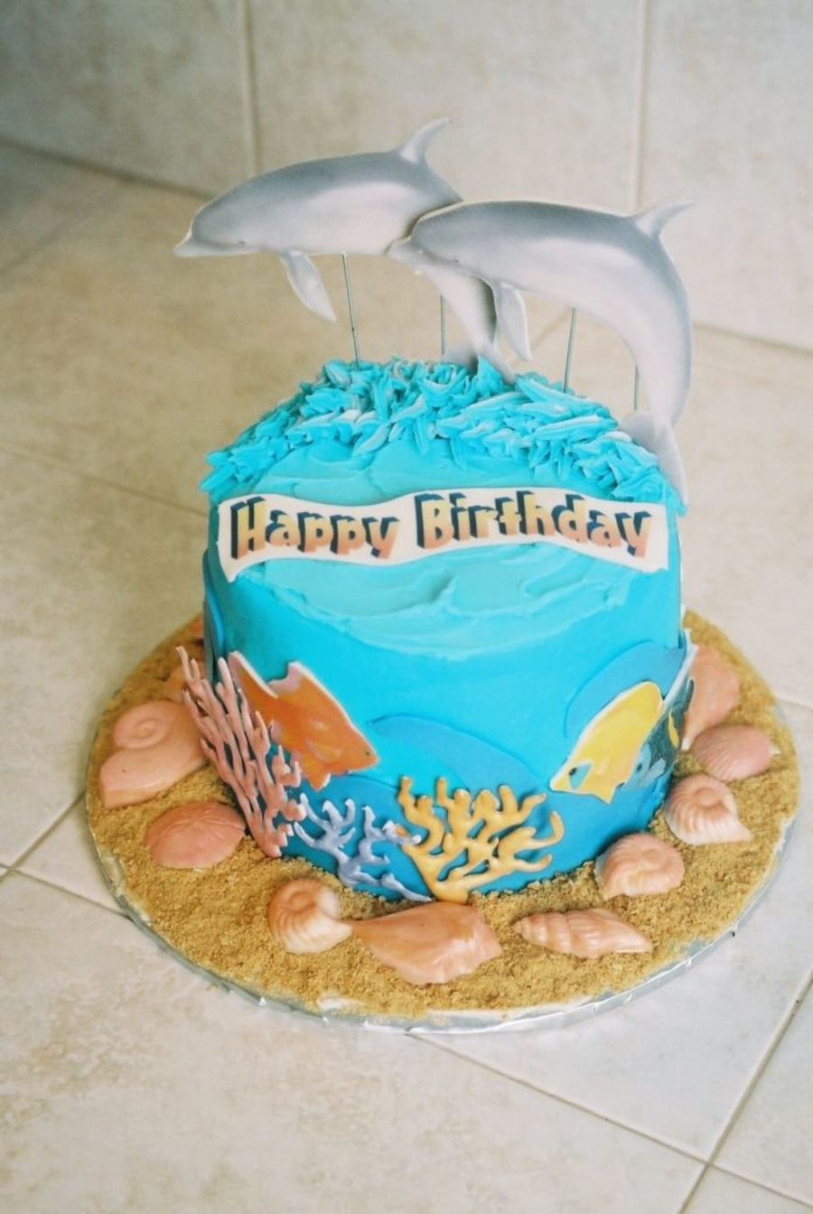 Dolphins & Fish - CakeCentral.com