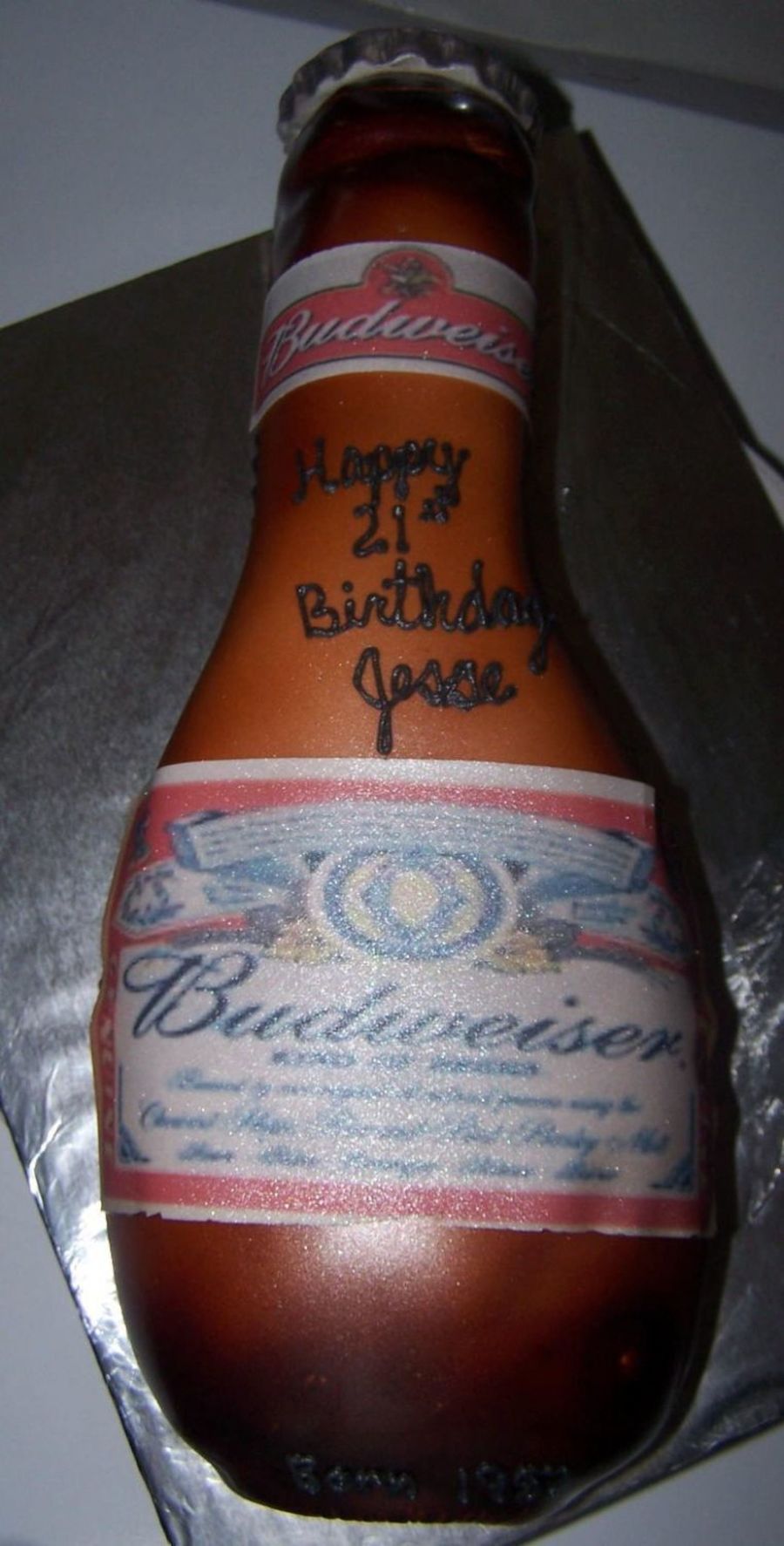 Budweiser Bottle - CakeCentral.com