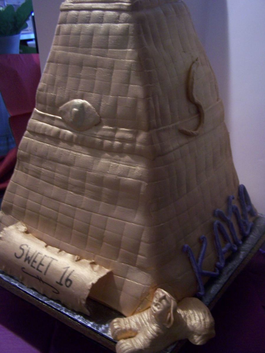 Pyramid Side View - CakeCentral.com