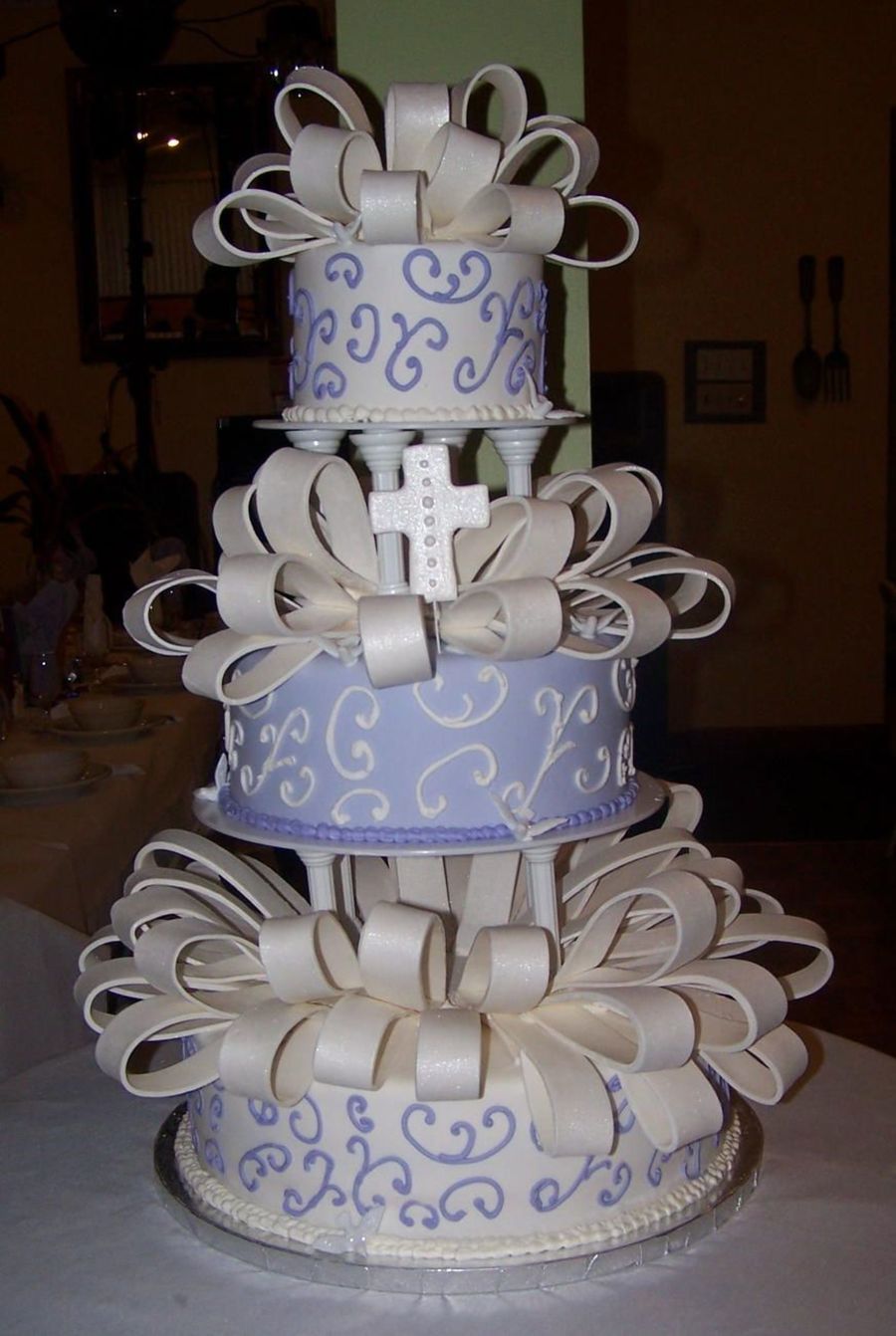 Lilac Loop Cake - CakeCentral.com