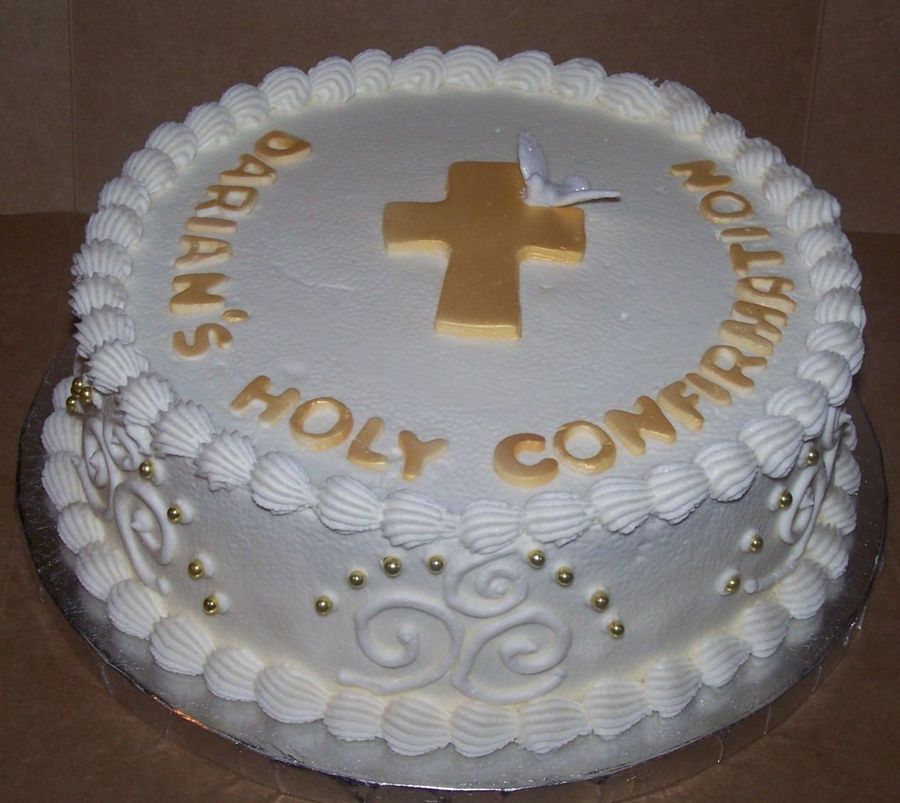 Holy Confirmation - CakeCentral.com