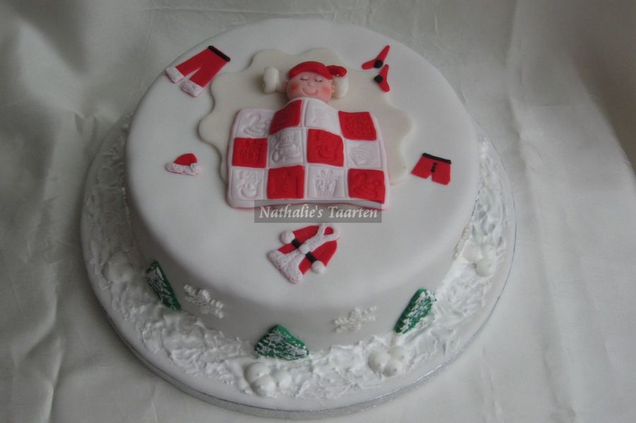 Santa Is Sleeping! - CakeCentral.com