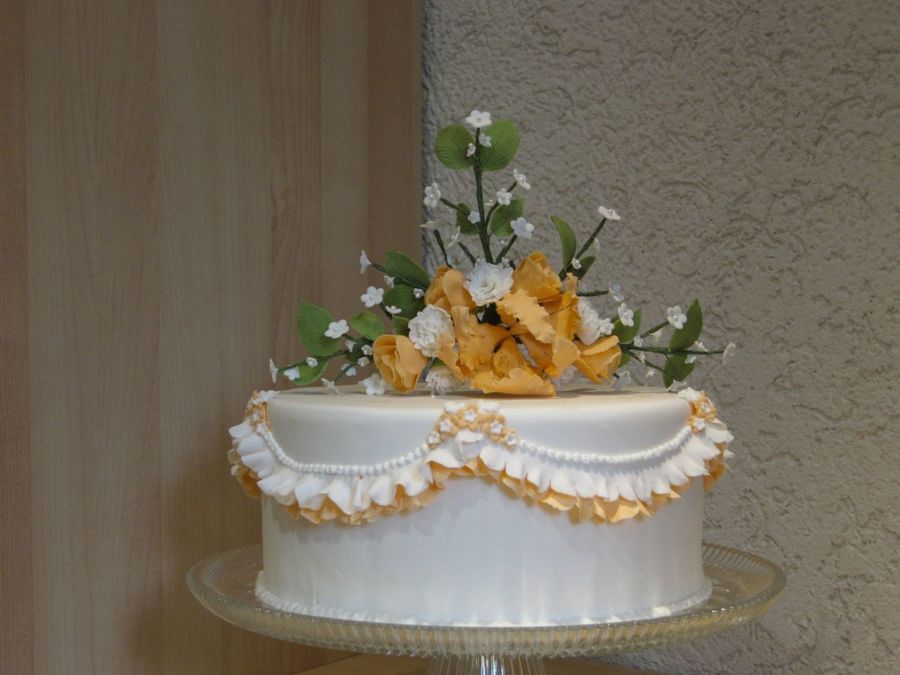 Dummy-Cake With Flowers - CakeCentral.com