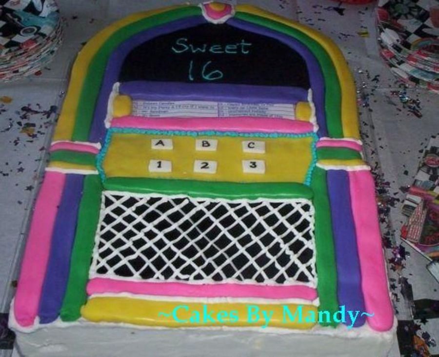 Jukebox Cake - CakeCentral.com