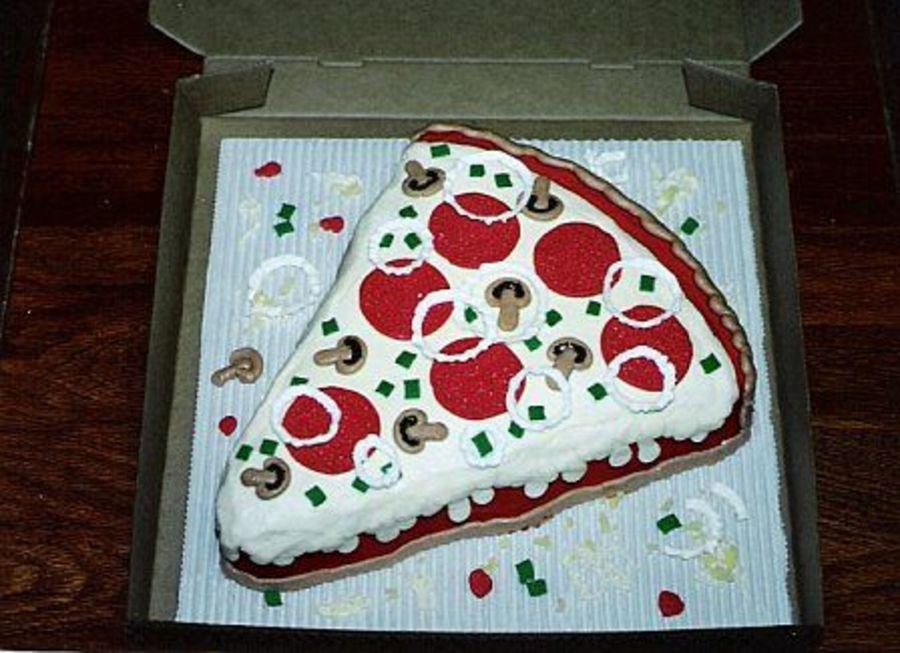 Pizza Cake - CakeCentral.com