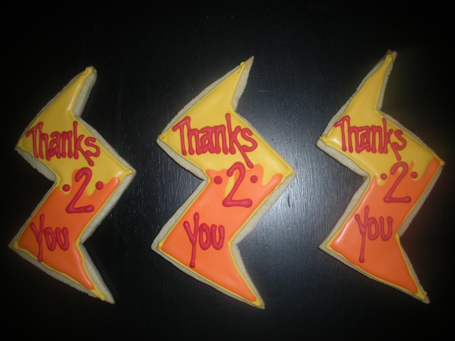 Lightning Bolt Cookies - CakeCentral.com