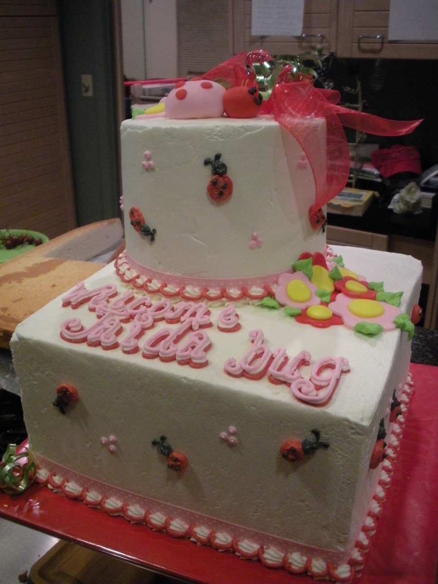 Ladybug Baby Shower - CakeCentral.com
