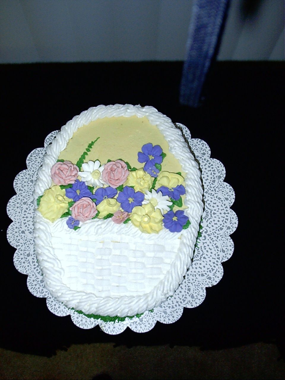 Oval Basket Cake - CakeCentral.com