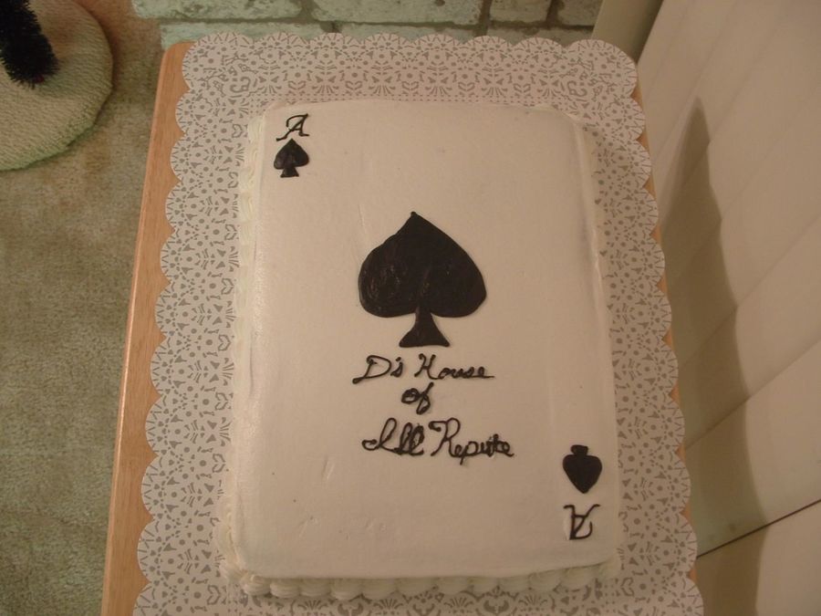 Ace Of Spades - CakeCentral.com