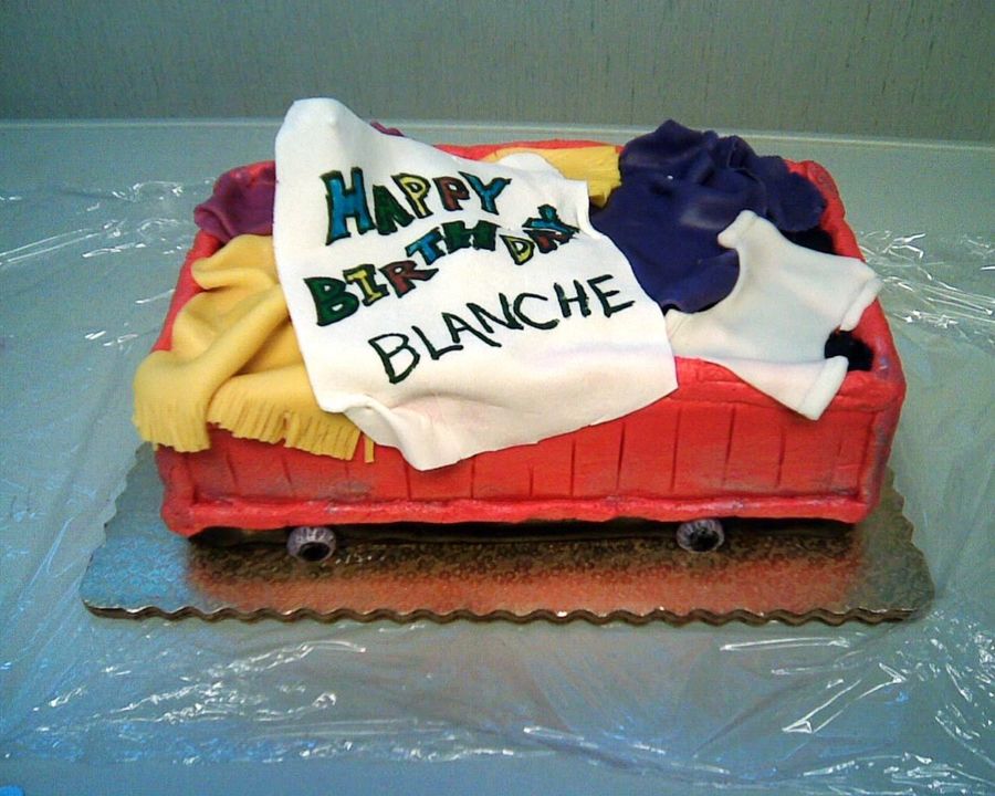 Laundry Cart - CakeCentral.com