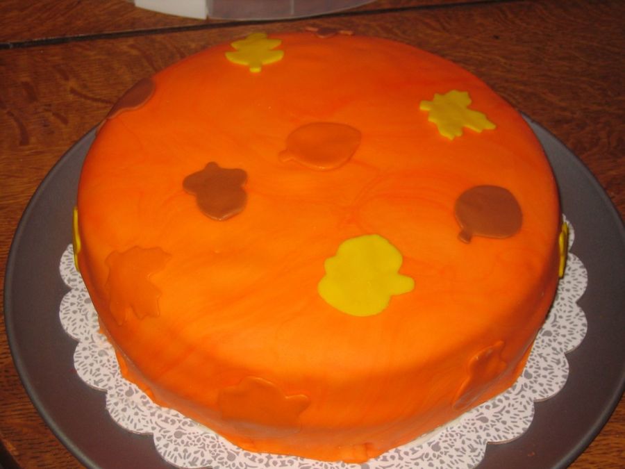 Autumn Cake - CakeCentral.com