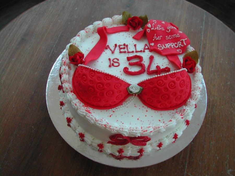 Bra Cake - CakeCentral.com