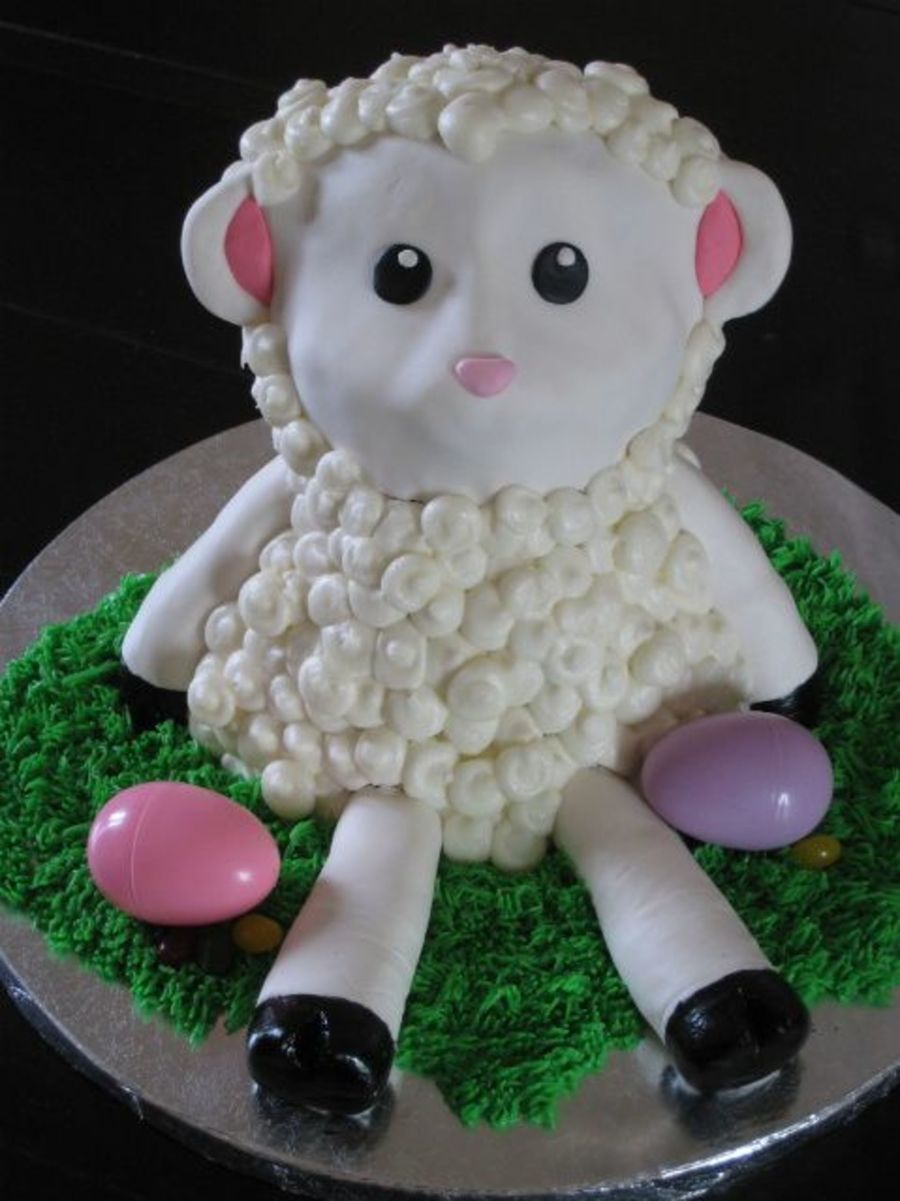 Easter Lamb Cake - CakeCentral.com