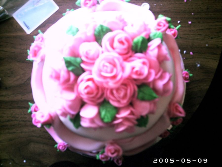 Top View Of Friend Wedding Cake - CakeCentral.com