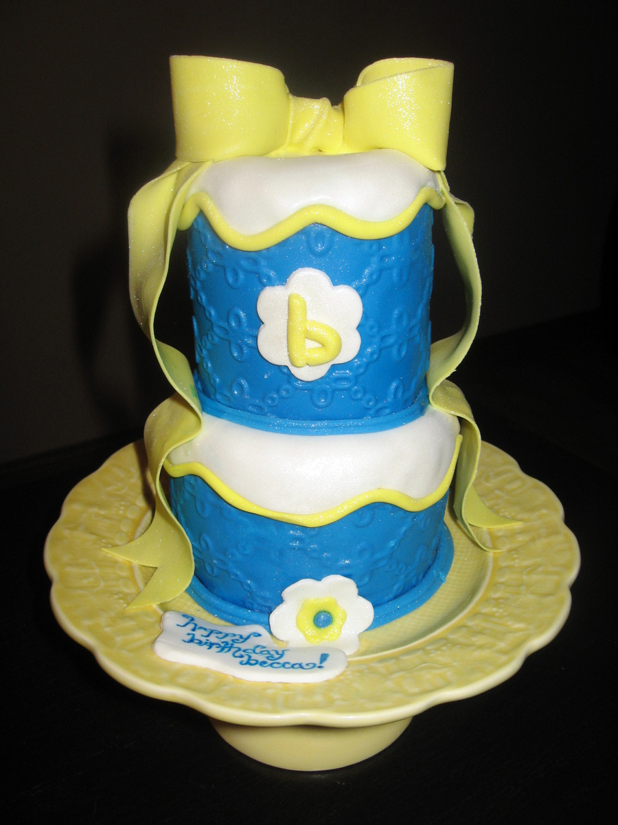 Mini Birthday Cake - CakeCentral.com