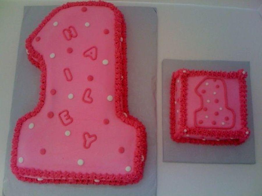 Number 1 And Smash Cake - CakeCentral.com