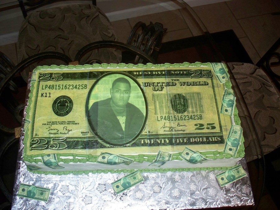 25Dollar Bill - CakeCentral.com