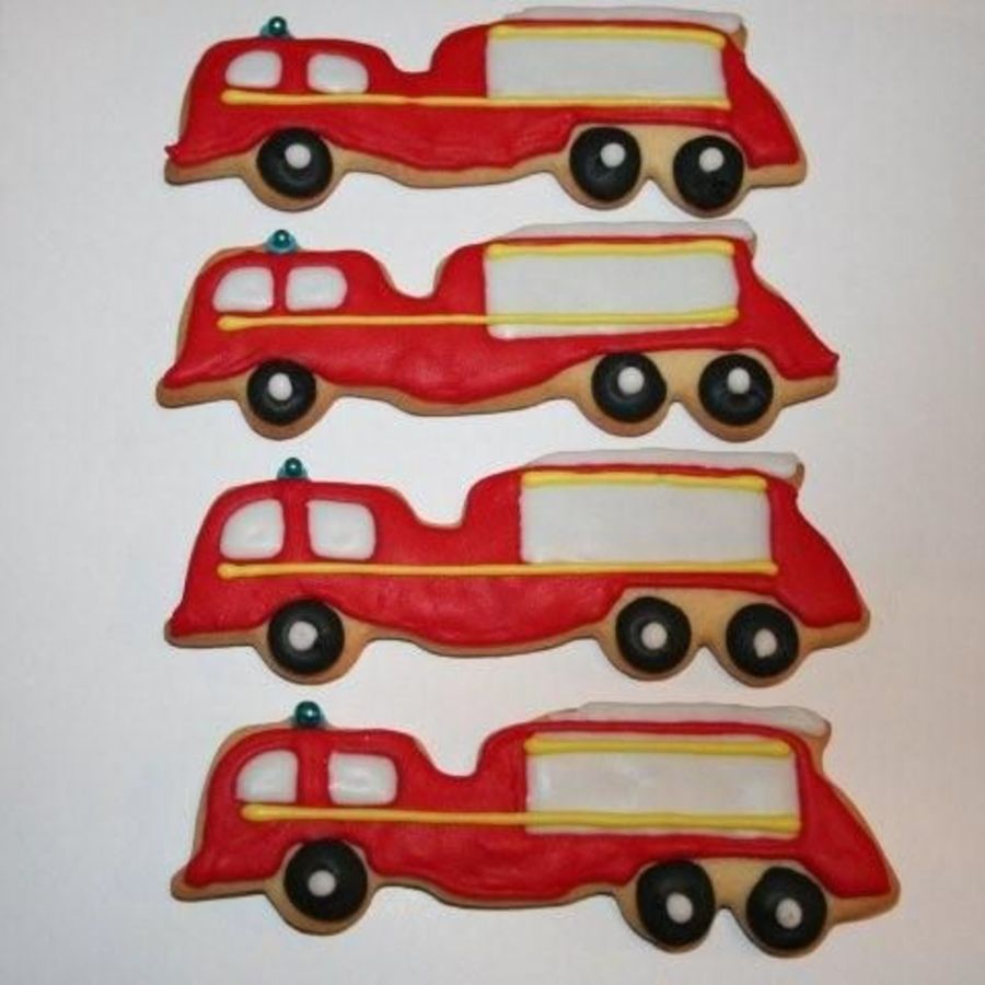 Fire Engine Biscuits - CakeCentral.com