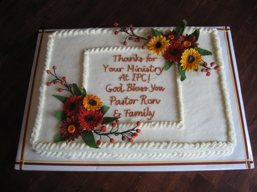 Fall Flowers - CakeCentral.com