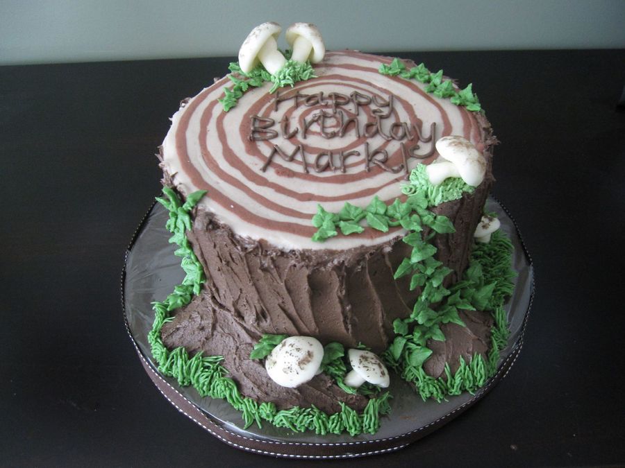 Tree Stump - CakeCentral.com