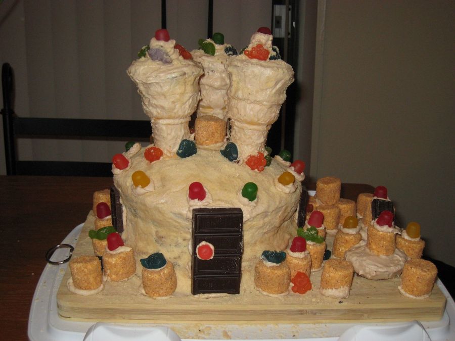 Sand Castle Cake - CakeCentral.com