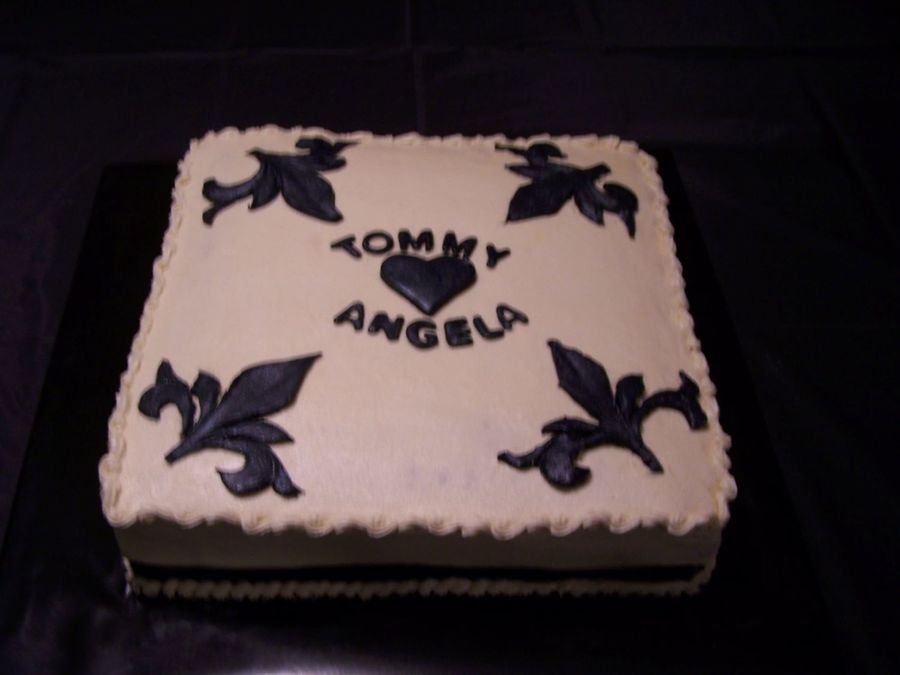 Couples Bridal Shower Cake - CakeCentral.com