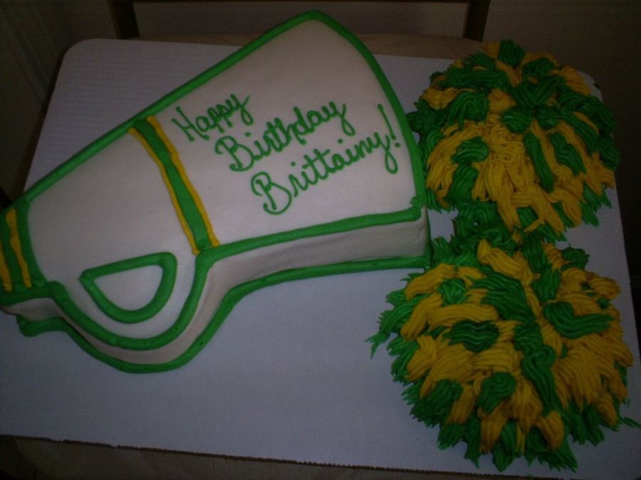 Cheerleading Cake - CakeCentral.com