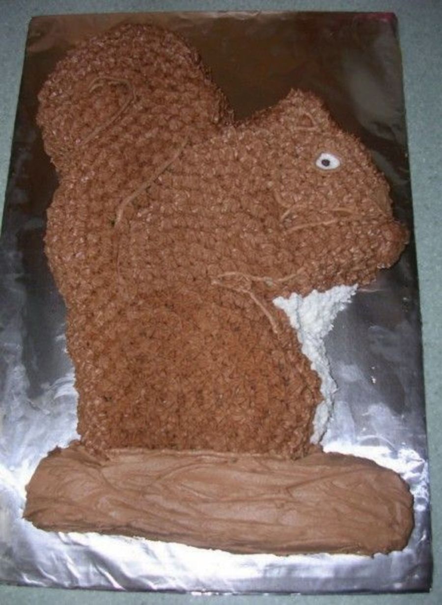 Squirrel Cake - CakeCentral.com