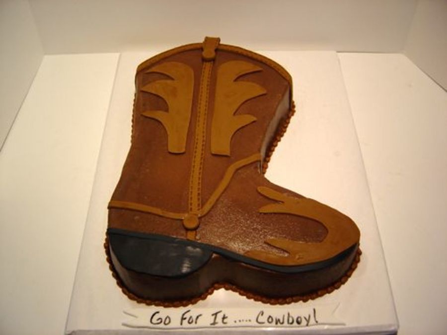 2D Cowboy Boot - CakeCentral.com