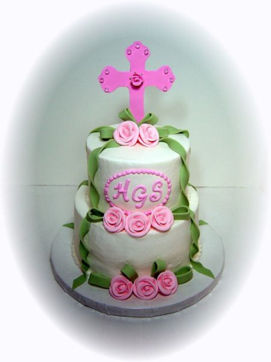 Pink Communion - CakeCentral.com