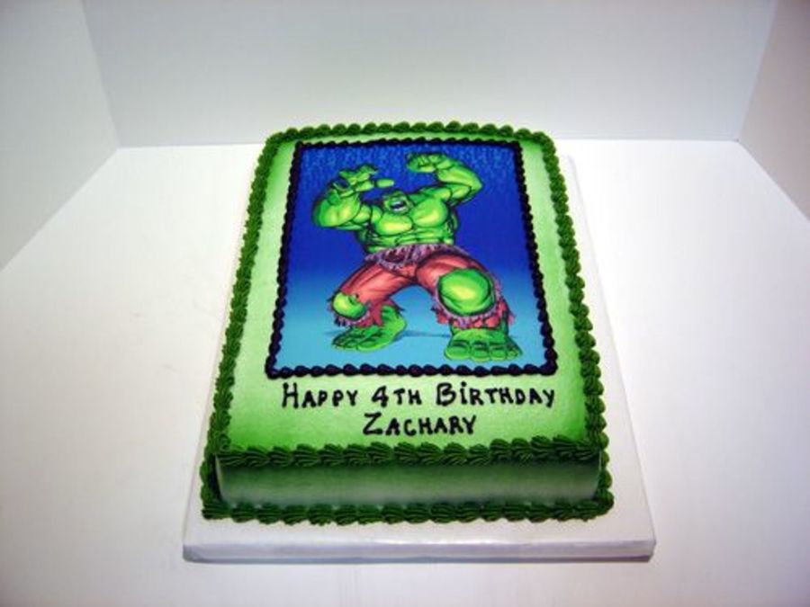 Hulk Icing Image - CakeCentral.com