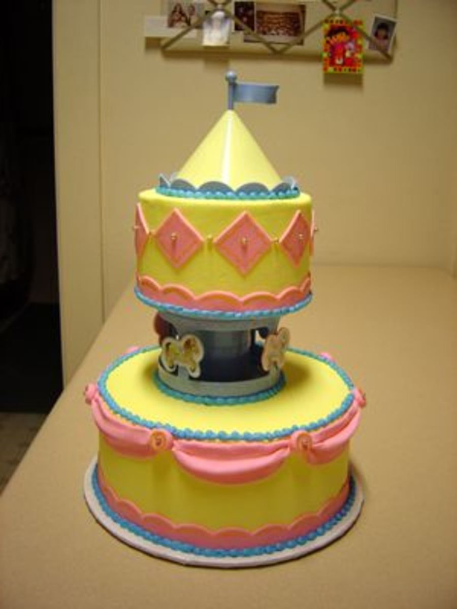 Carousel Display Cake - CakeCentral.com