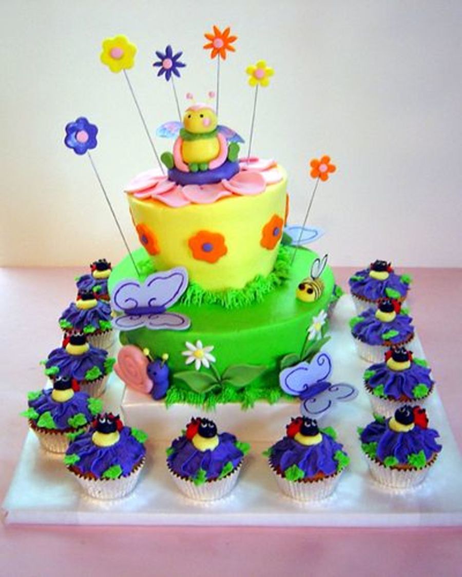 Garden Party Bugs - CakeCentral.com