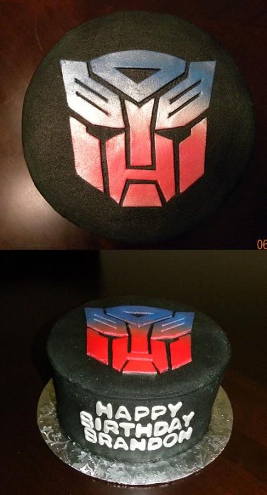 Transformers Logo - CakeCentral.com