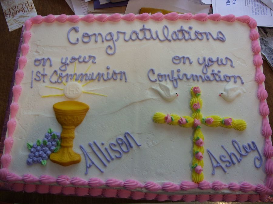 First Communion & Confirmation - CakeCentral.com