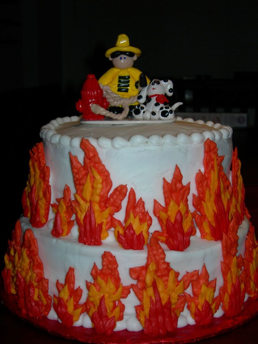 Fire Cake - CakeCentral.com