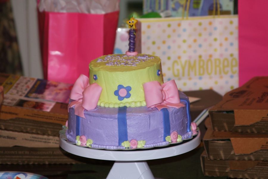 Grace's First Birthday Cake - CakeCentral.com