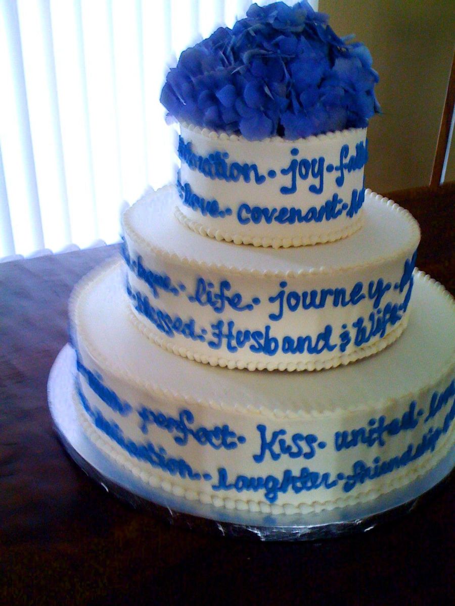 Love Words Cake - CakeCentral.com