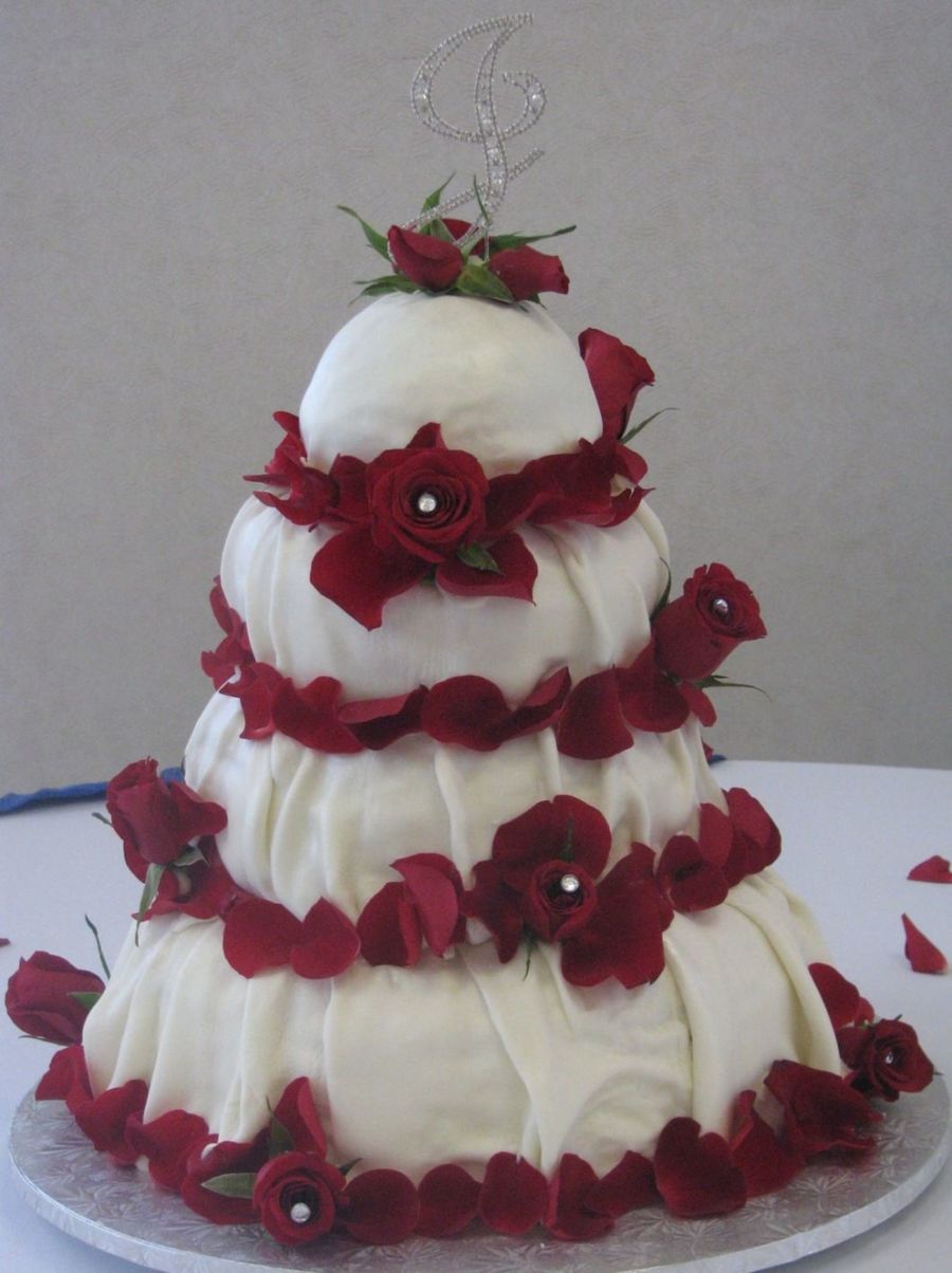 Rounded And Roses. Inspired By Rosebud Cakes - CakeCentral.com