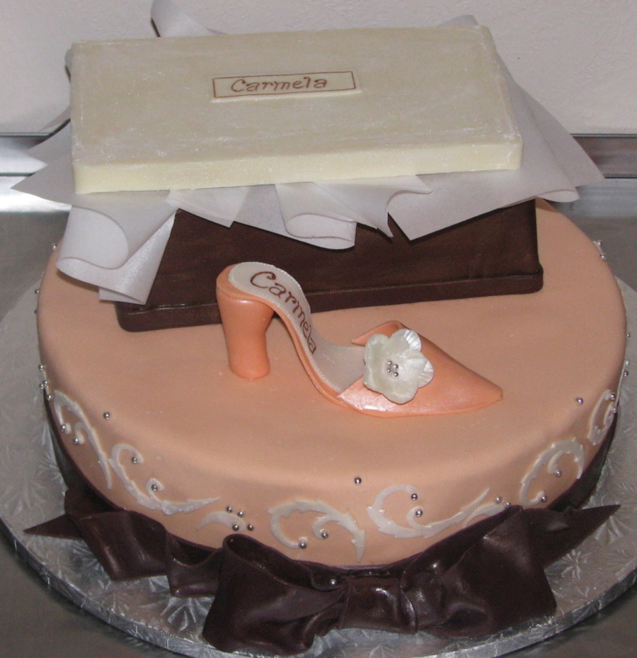 Shoe And Shoebox - CakeCentral.com