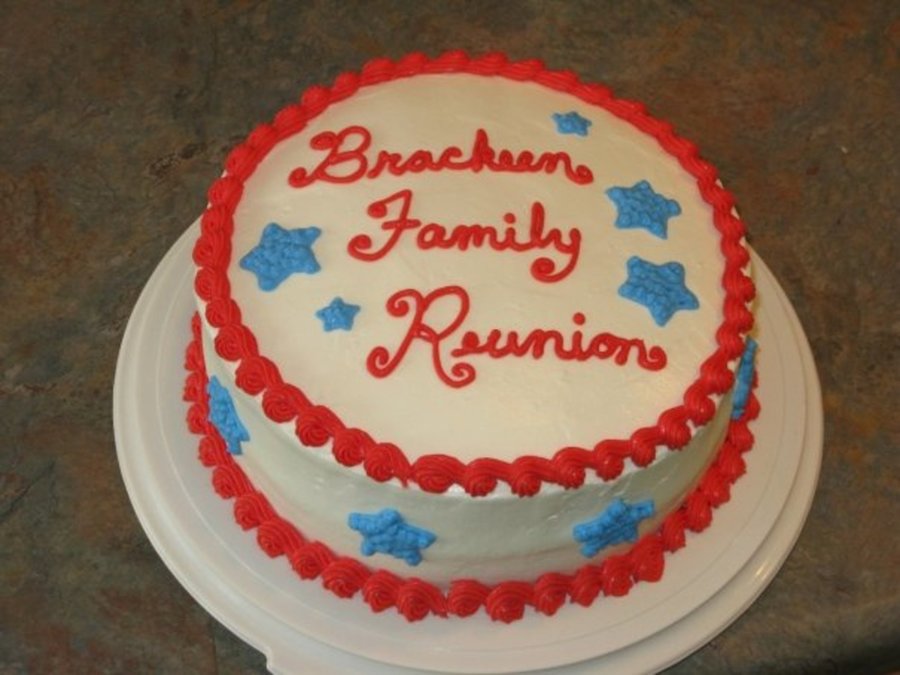 Family Reunion Cake - CakeCentral.com