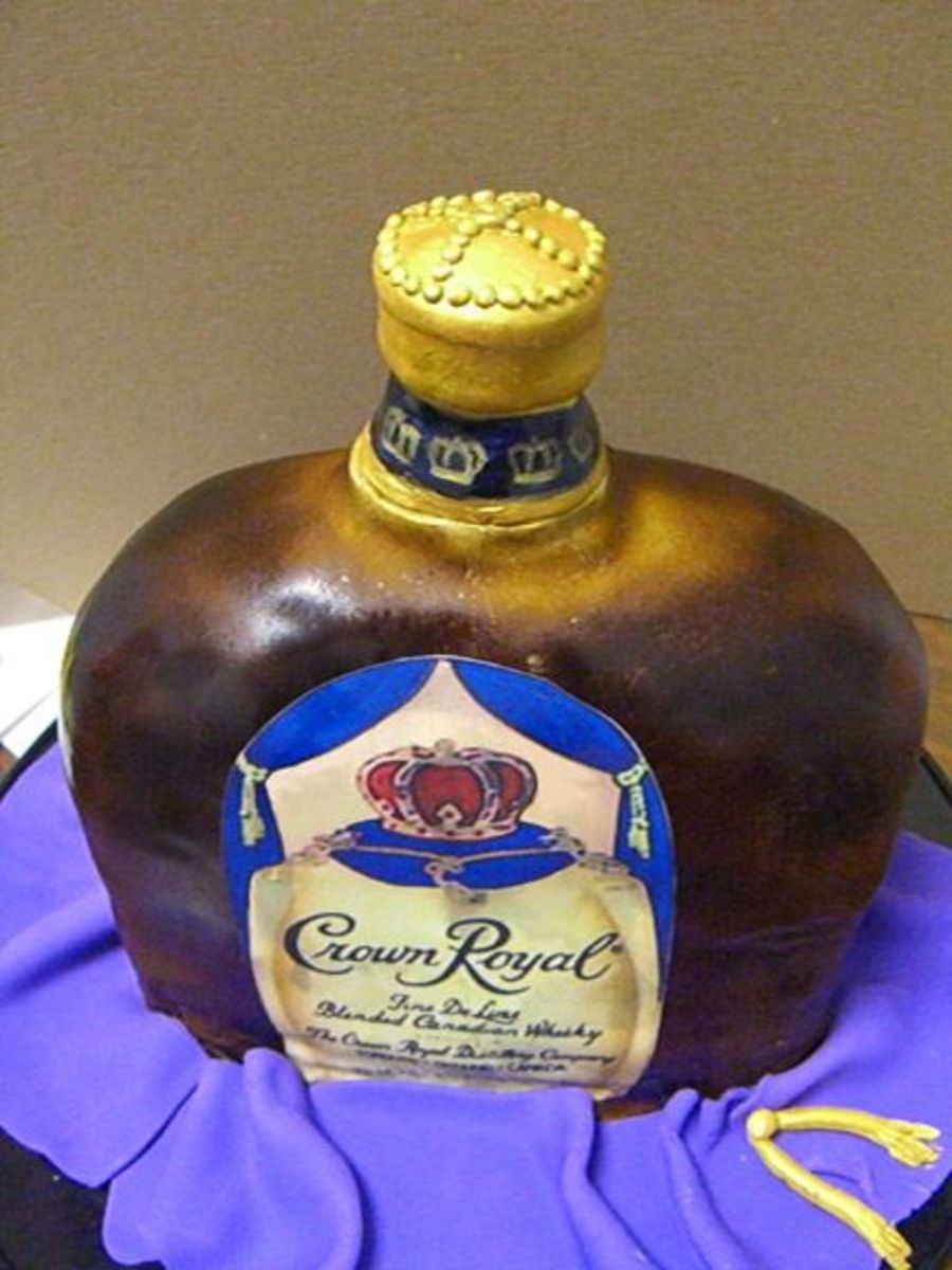 Crown Royal Bottle - CakeCentral.com